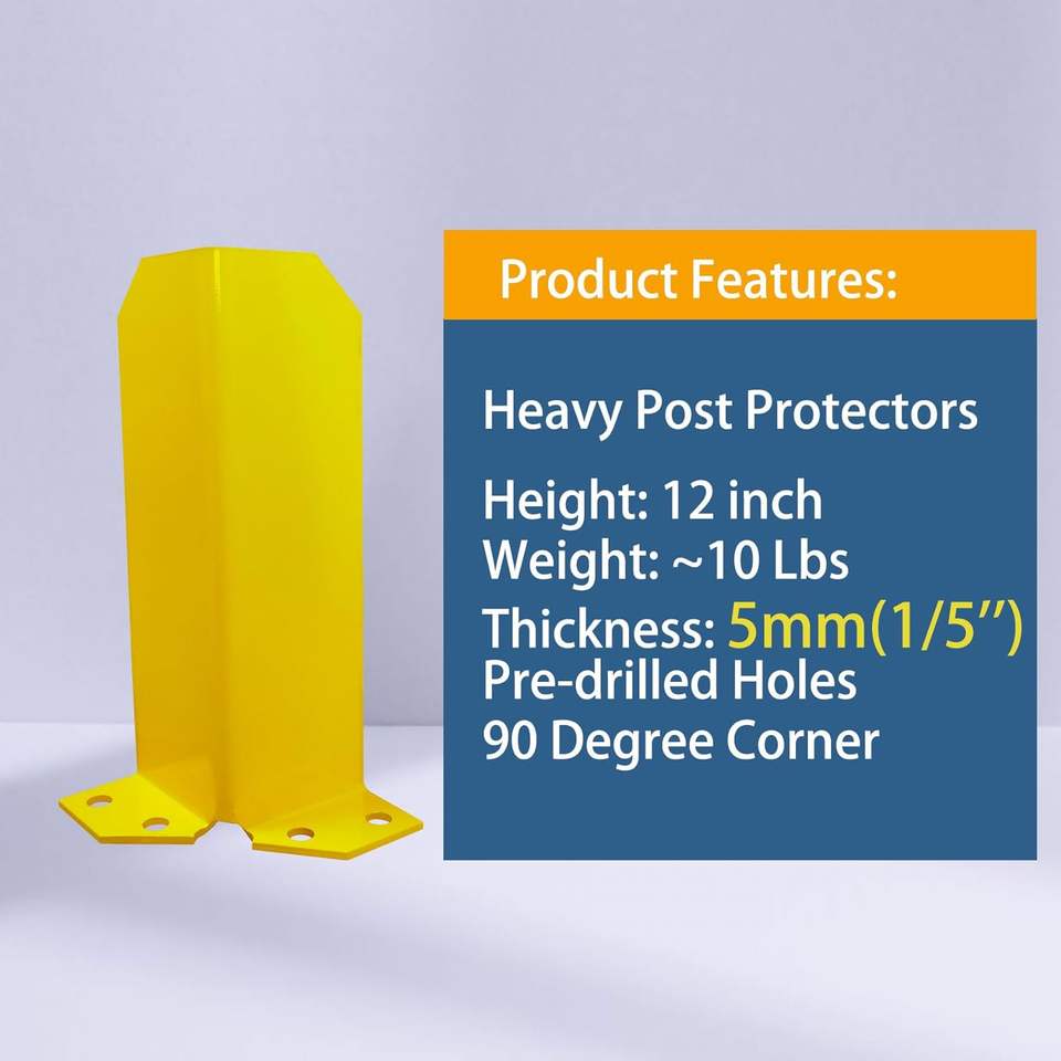 Storage Racking Upright Rack Column Guard Corner Protector Steel Pallet ...