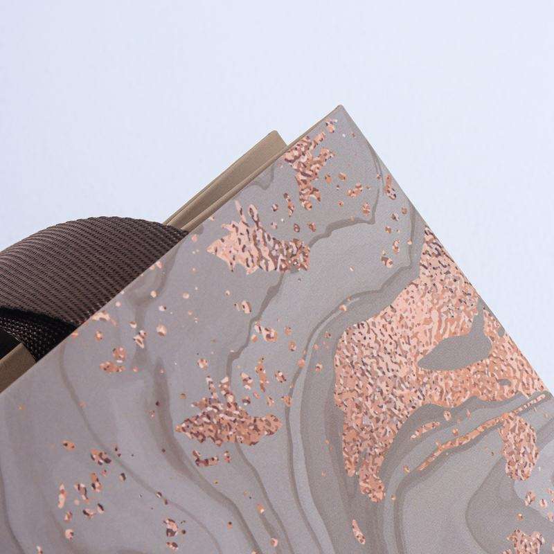 Wholesale Painting Print Paper Bags, Hot Stamping Rose Gold Foil Gift ...