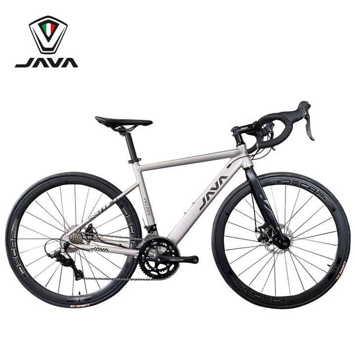 Aluminum 18 Speed Road Bike with Disc Brake & 700c Wheels
