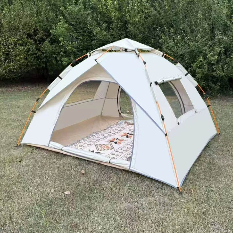 Automatic Summer Outdoor Camping Tent One Bedroom Large Size UV ...