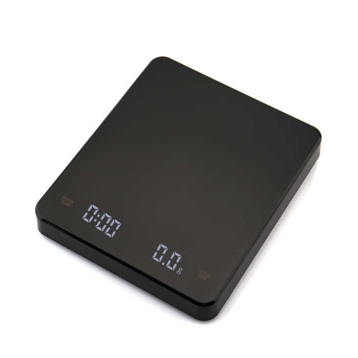 3000g/0.1g Black Coffee Weighing Scale Rechargeable LED Digital Coffee ...