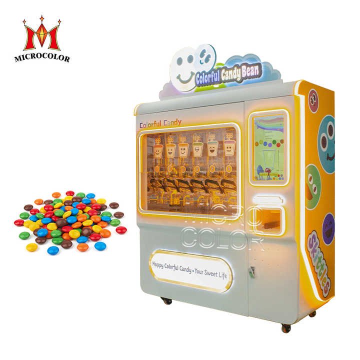 Micro-Color Automatic Chocolate Sugar Beans Dispenser Vendor Color ...