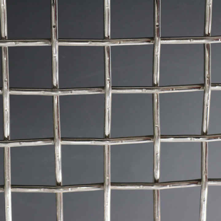 3x3 Mm Crimped Stainless Steel Wire Mesh Metal Mesh with Woven ...