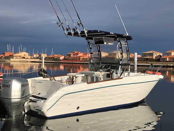 Dolphin Pro2 T-TOP/ Center Console Boat TTOP Heavy Duty T Top Aluminium ...