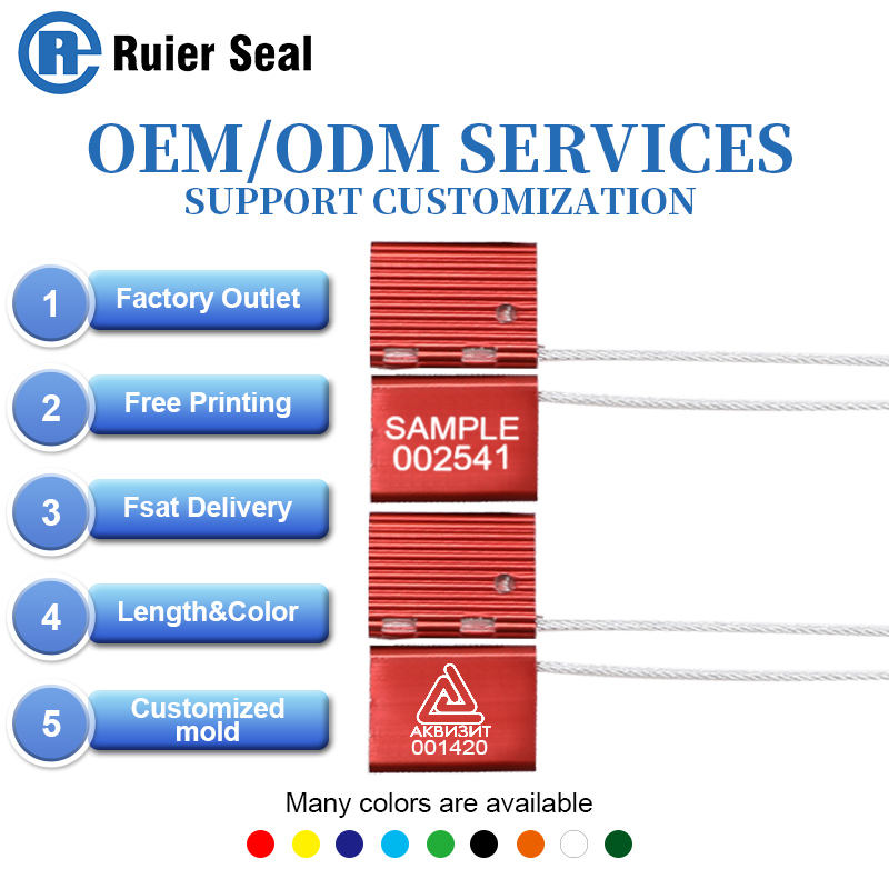 REC104 RUIER Aluminum Alloy & A3 Steel Wire Rope Adjustable Security ...