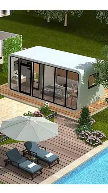 20ft 40ft Modern Prefab Modular Houses Tiny Homes Cabin Office Villa ...