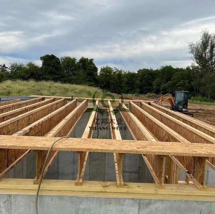 LVL I Joists With OSB Board Flooring and Roofing I Joist Wood Beam| Alibaba.com