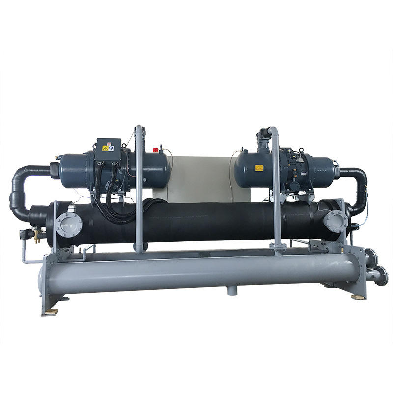 360 HP Glycol Water-cooled Screw Chiller, Food Ice Water Chiller, Low ...