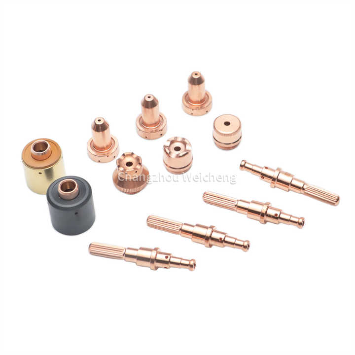 Plasma Cutting Electrode Tips 400A Mild Steel Plasma Spare Parts 220629 ...