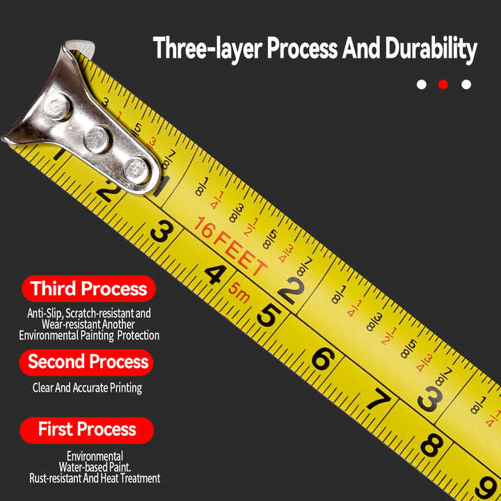 Competitive Price Steel Measuring Tape 5m Length Measurement Meter Tape ...