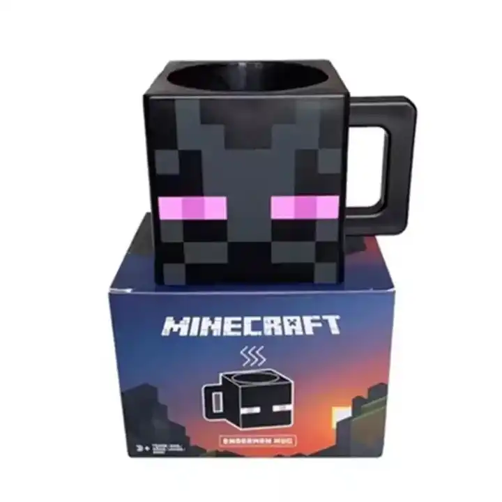 Minecraft 3D Mug 230ml Capacity TNT Coolie Fear Block Grassland Pink ...