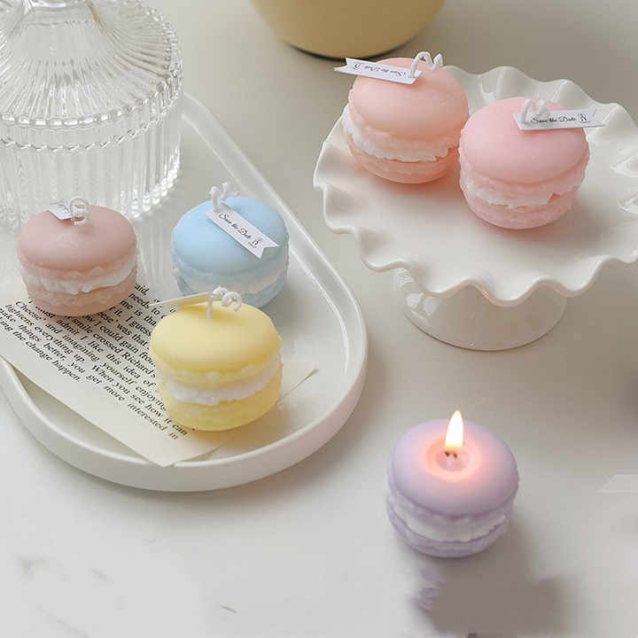 Mini Cute Shaped Macaroon Scented Candle Home of Wedding Gift| Alibaba.com