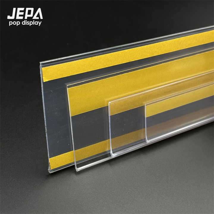 Oem Durable Plastic Price Tag Flat Shelf Adhesive Data Strips Shelf ...