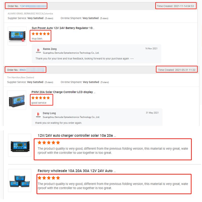 Sun Power Auto 12V 24V Battery Voltage Regulator 10a 20a 30a 40a 50a 60a PWM Solar System Power ...