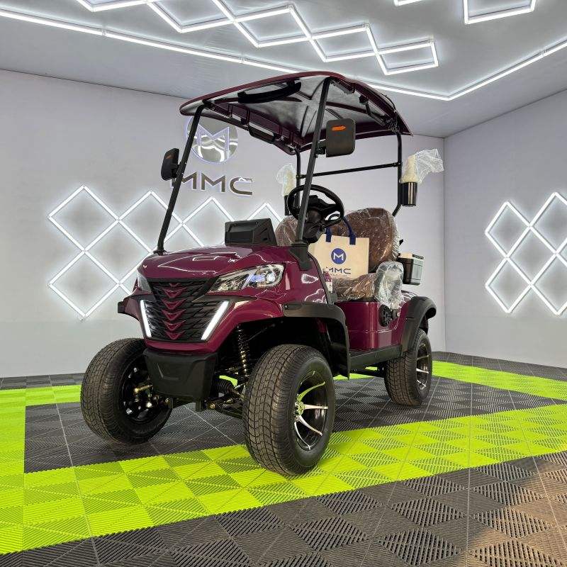 4WD Electric Golf Cart, All-Terrain Utility Vehicle with High Torque ...