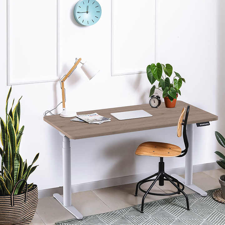 ZGO Dual Motor Ergonomic Steel Table Lift Leg Sit-to-Stand Standing ...