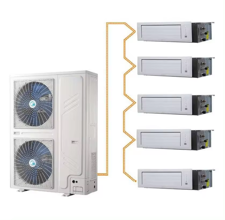 Midea Smart Split Cassette Ceiling R410a Ahu 60000btu 5hp Commercial ...