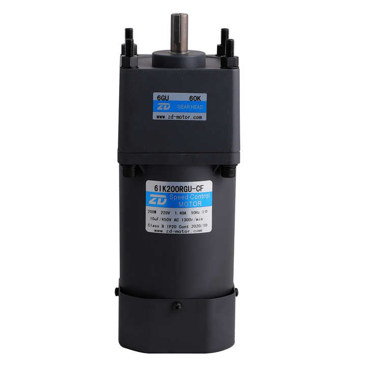 ZD Motor 100mm Flange 50/60Hz 200W Single Phase Three Phase Induction ...