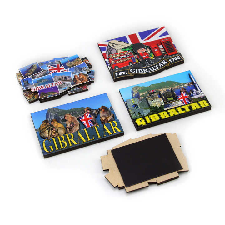 High Quality Print Mdf Fridge Magnet Picture Souvenir Tourist Custom ...
