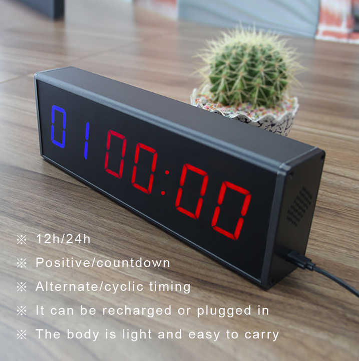 CHEETIE CP013 Portable LED Interval Timer for Home Gym