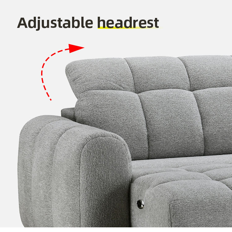 Modern L Shape Corner Sofa Set for Living Room - Sliding Pull-Out Bed ...