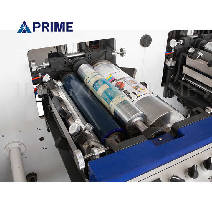 6 Colors Adhesive Sticker Flexo Label Printing Machine Paper Roll to ...