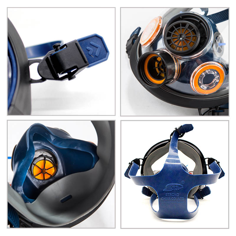 STRONG Anti Nuclear Full Face Chemical Resistance Mask Respirator Mask ...