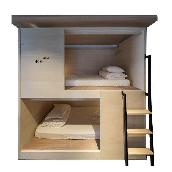Modular Soundproof Sleeping Capsule Pod Bed - Japan Style