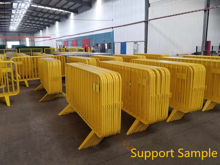 Galvanized Crowd Control Barriers - Secure & Durable Fencing
