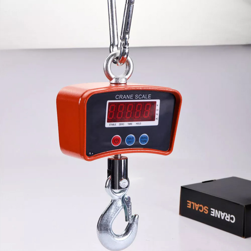 Hanging Portable Digital 500kg Crane Scale Electric Crane Scale Hook ...
