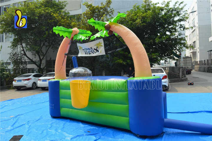Custom Inflatable Juice Bar Counter Outdoor Inflatable Tiki-Bar Booth ...