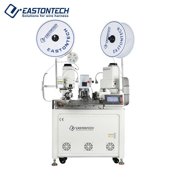 Fully Automatic Double Side Wire Stripping Sealing Crimping Machine EW ...