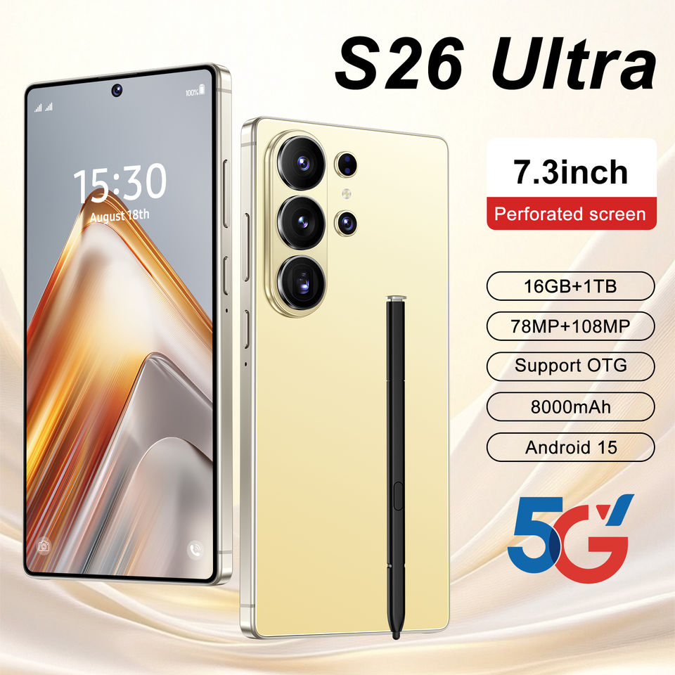 22GB+2TB 2026 S26 Ultra Smartphone for Dual-SIM 5G With High Definition ...