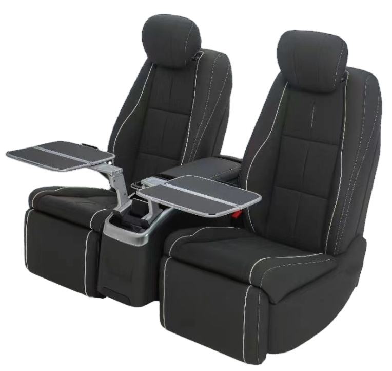 VST Luxury Interior Custom VIP Seats with Console Armrest Folding Table ...