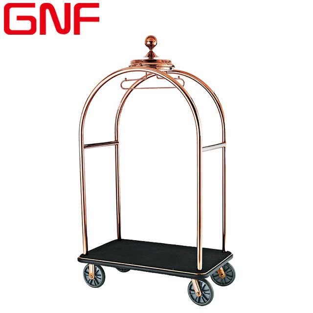 GNF luxury hotel Bellman luggage trolley Cart lobby service trolley ...