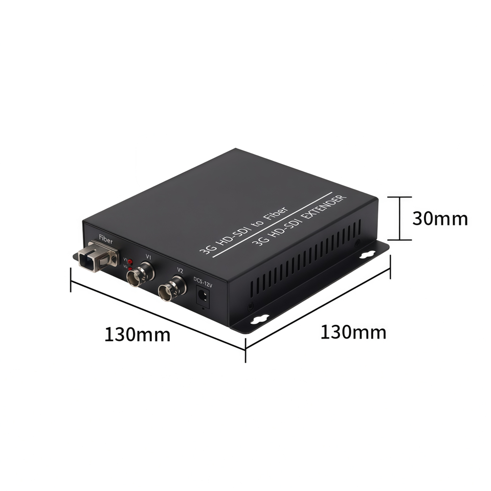 2-Channel 3G-SDI Optical Transceiver Over Single Fiber SC 10KM High ...