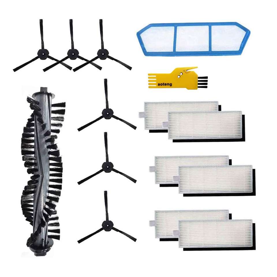 Pack Main Brush Primary Filter Hepa Filter Side Brush Replacement Parts ...