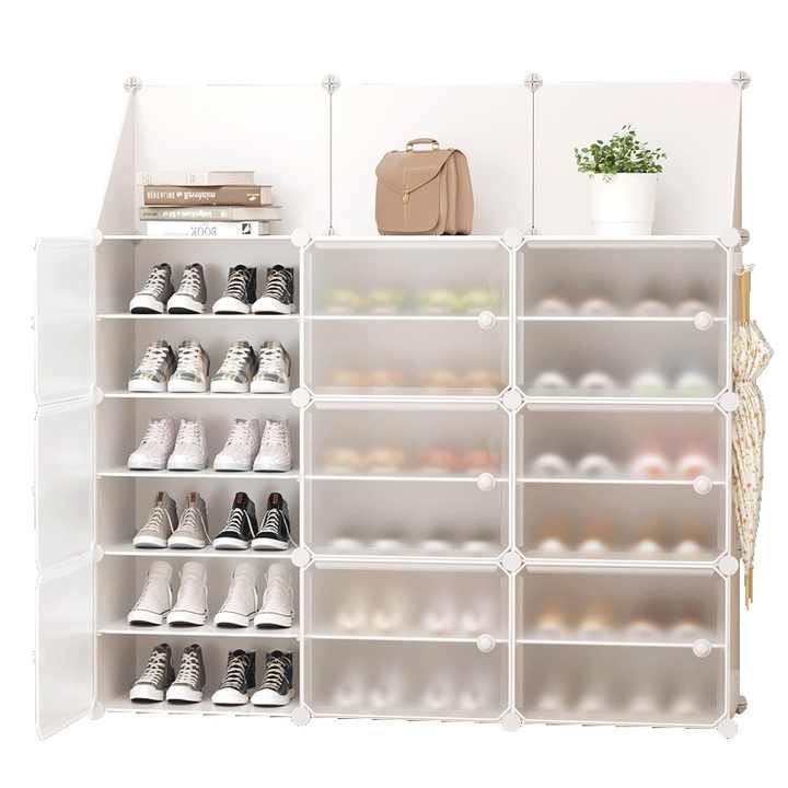 Hot DIY Plastic Storage Cabinet Shoe Storage Cabinet Plastic Rack ...