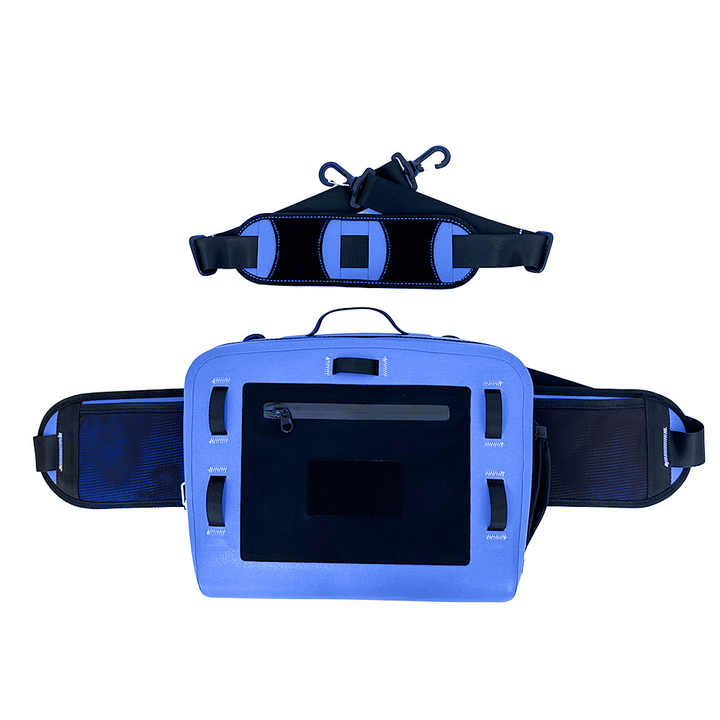 Outdoor 900D TPU Fly Fishing Fanny Pack Waterproof Fishing Tackle Accessories Bag Fly Lure ...