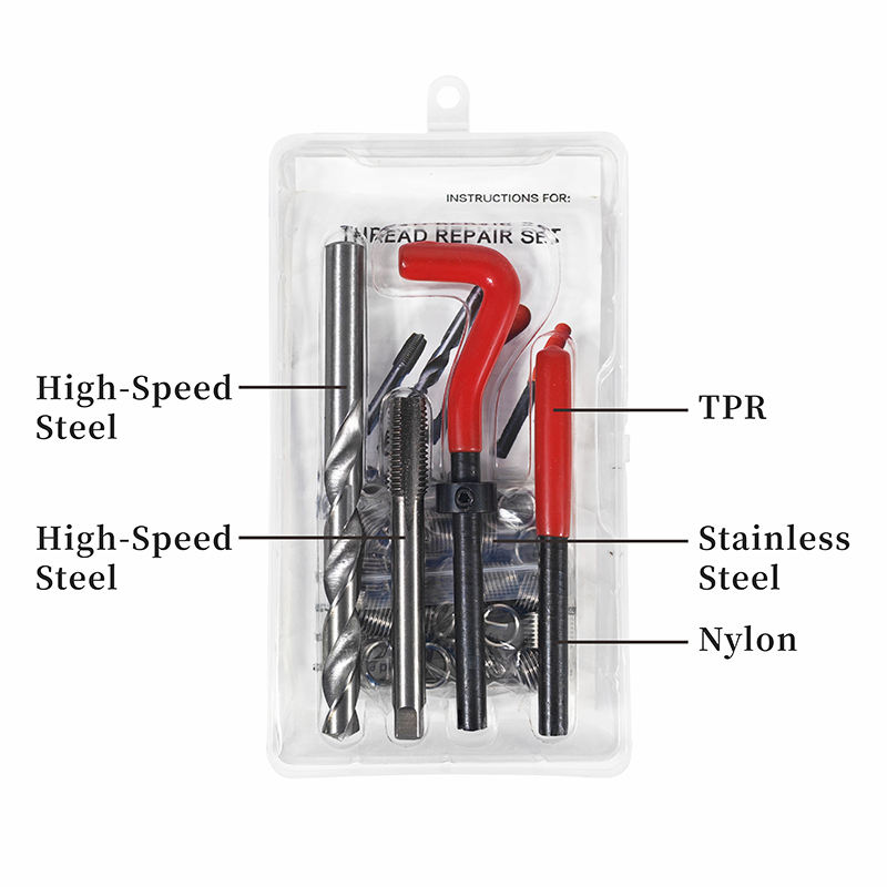 Auto Repair Vehicle Tools Thread Repair Insert Kit Hand Tool Set ...