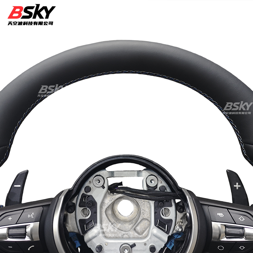 For BMW Basic Steering Wheel Can Be Customized with Full Leather ...
