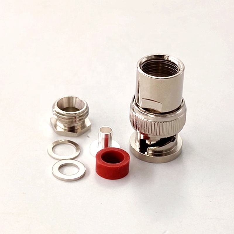 4GHz antenna wire electrical waterproof factory CCTV BNC Male Clamp plug manufactures RG58 rf ...