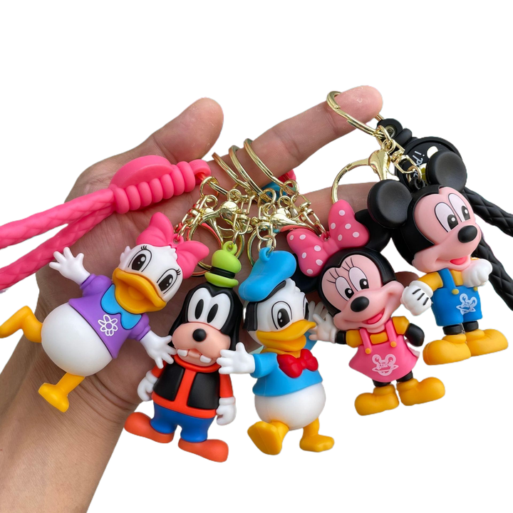 Mickey Keychain - Exquisite 3D Animated Character Toy