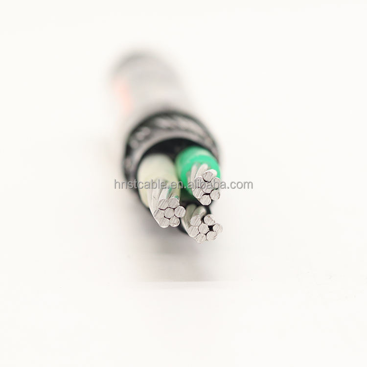 Aluminum Concentric Cable 3x4+4AWG XLPE Insulated PE Sheathed ...
