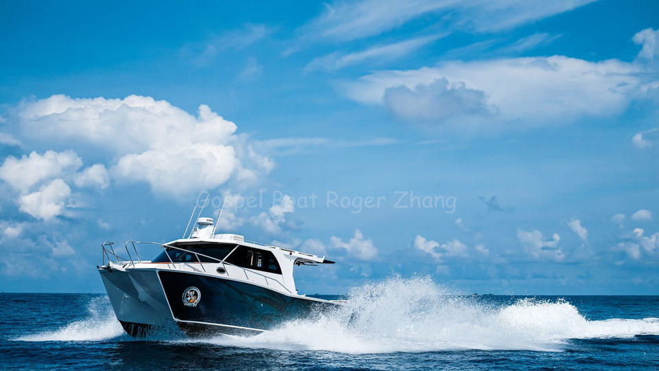 Gospel Boat 10-12m High Speed Catamaran - Customized Fishing Boat