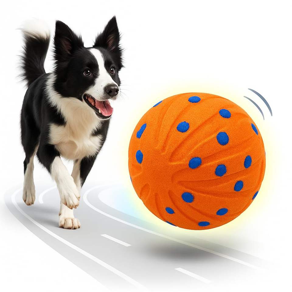ZMaker New Interactive Rolling Dog Ball Toy Intelligent Self-Rolling ...