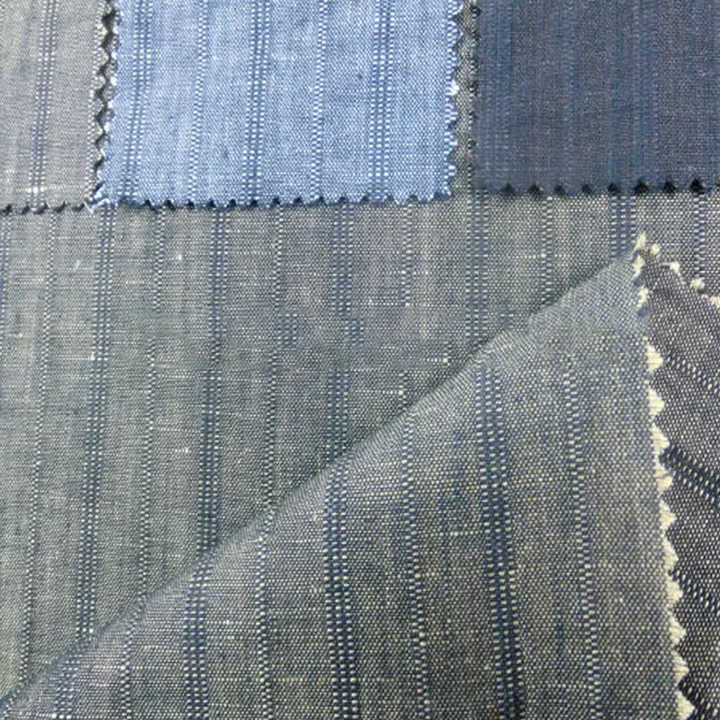 Yarn Dyed Cotton Linen Stripe Dobby Fabric| Alibaba.com