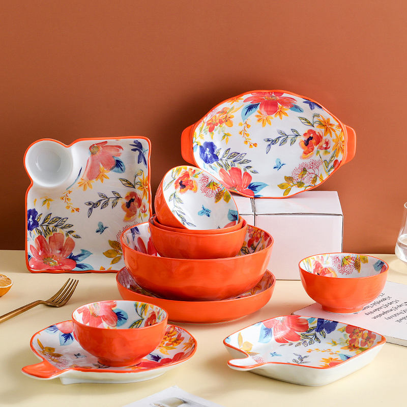 New Design Ceramic Dinnerware Sets Bowl Plates & Dishes Customized ...