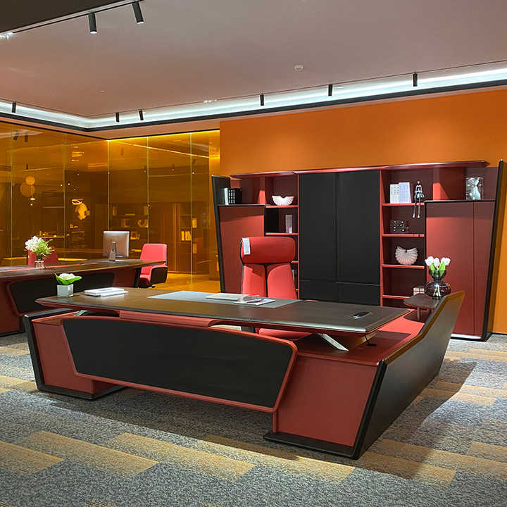 Modern Luxury Executive Office Desk Chair CEO Factory Workstation with ...