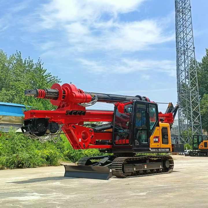High Frequency DR-80 55kw Kelly Bar Drill Rig New Bore Pile Drilling ...